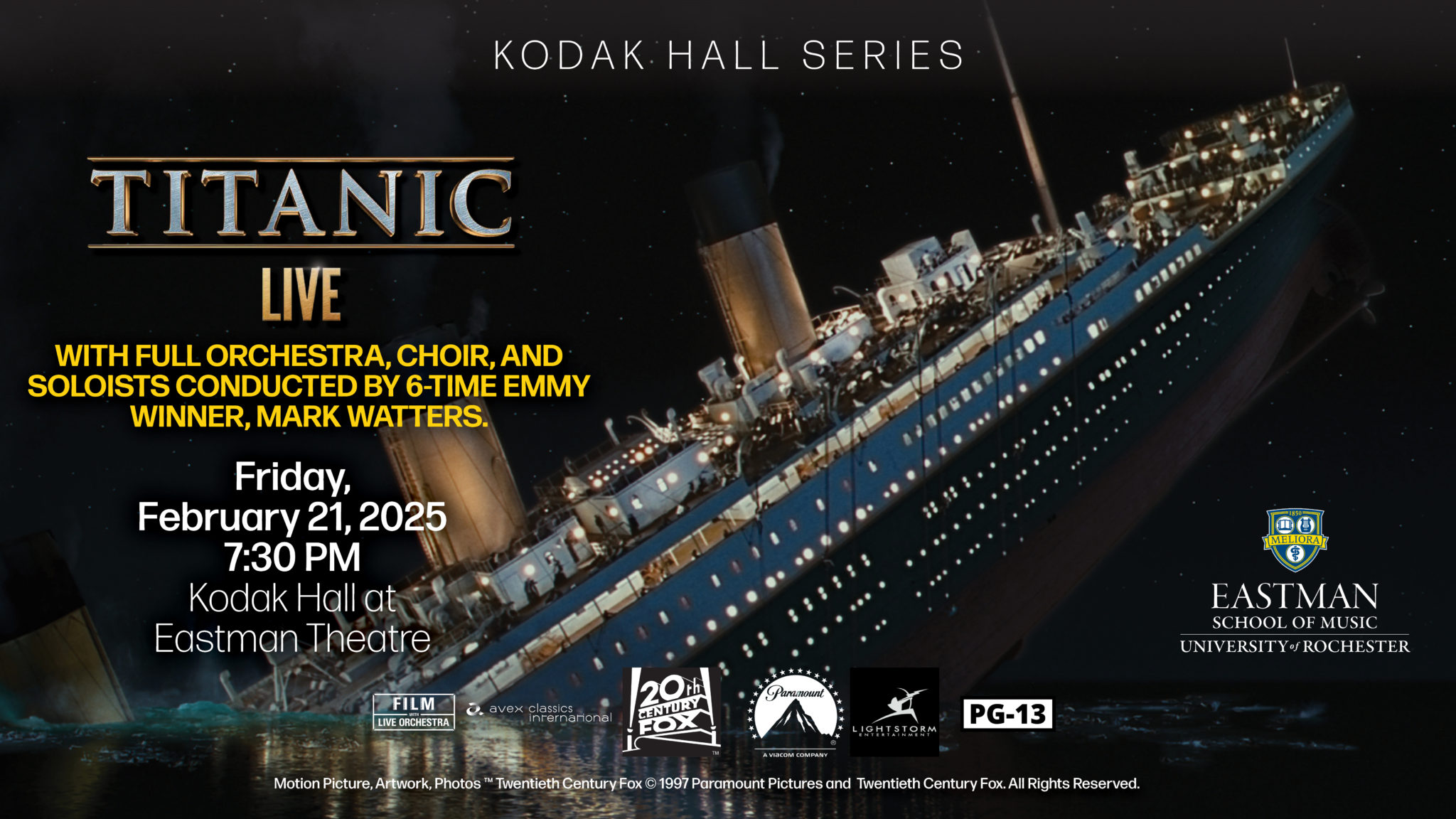 Kodak Hall Series Presents: Titanic Live « Eastman Theatre