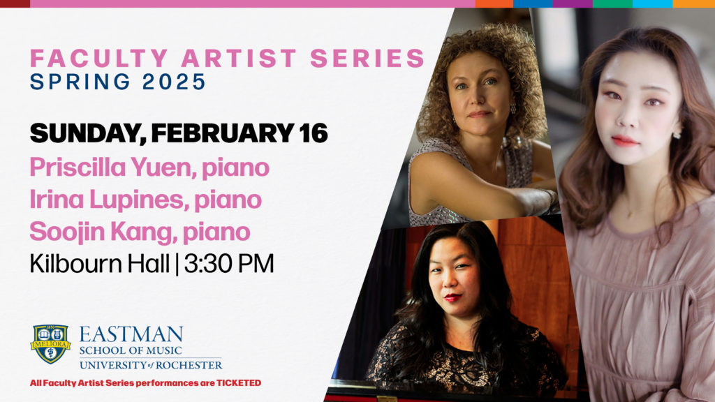 Faculty Artist Presents: Piano Collaborative with Priscilla Yuen, Irina ...